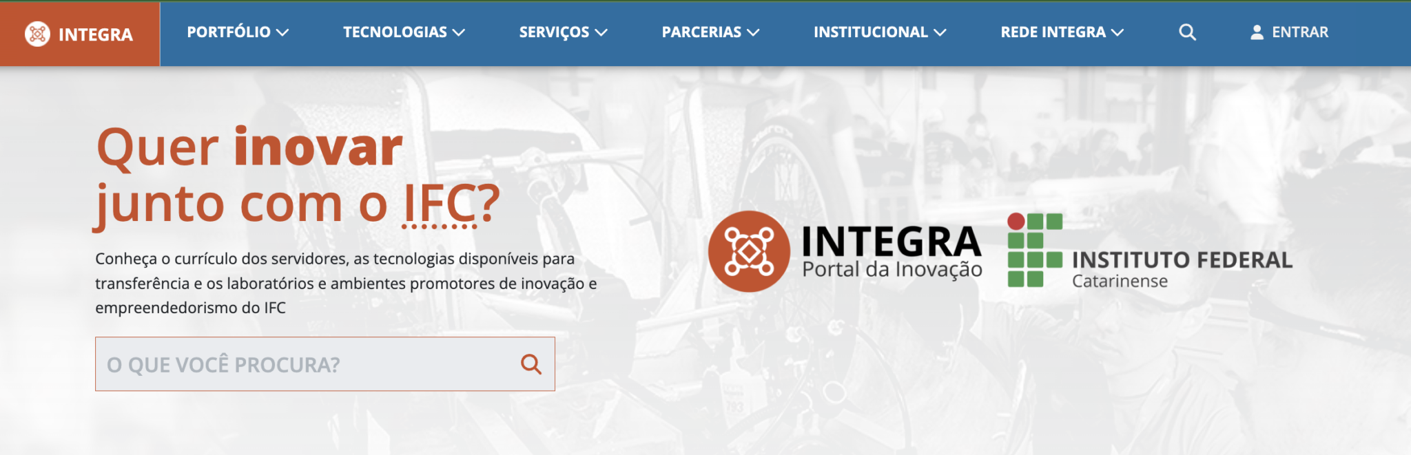 Portal Integra - Instituto Federal Catarinense